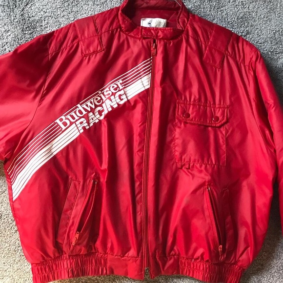 Budweiser | Jackets & Coats | Budweiser Racing Jacket | Poshmark